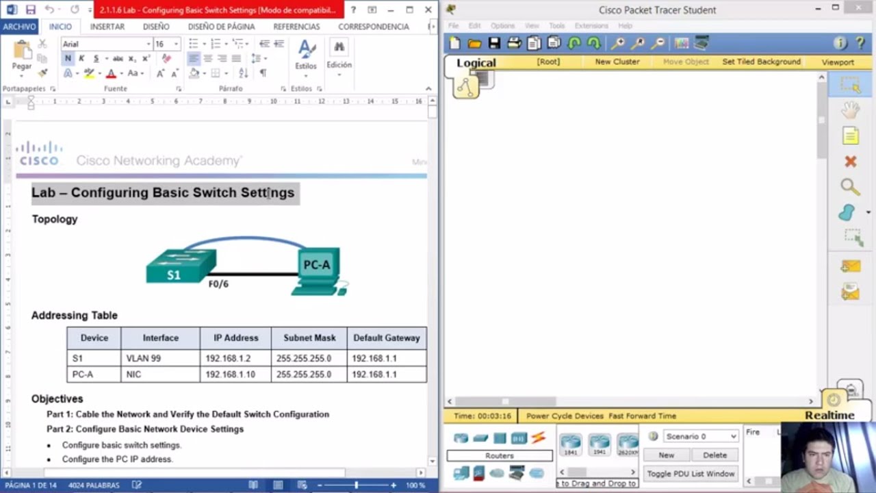 5.1.1.6 - 2.1.1.6 Lab - Configuring Basic Switch Settings