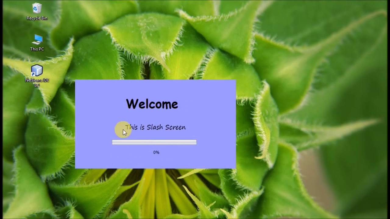 How to make Splash Screen in Java using Netbeans|Loading Screen|