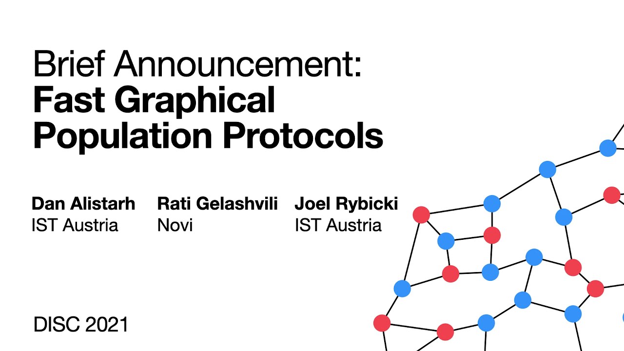 BA: Fast Graphical Population Protocols
