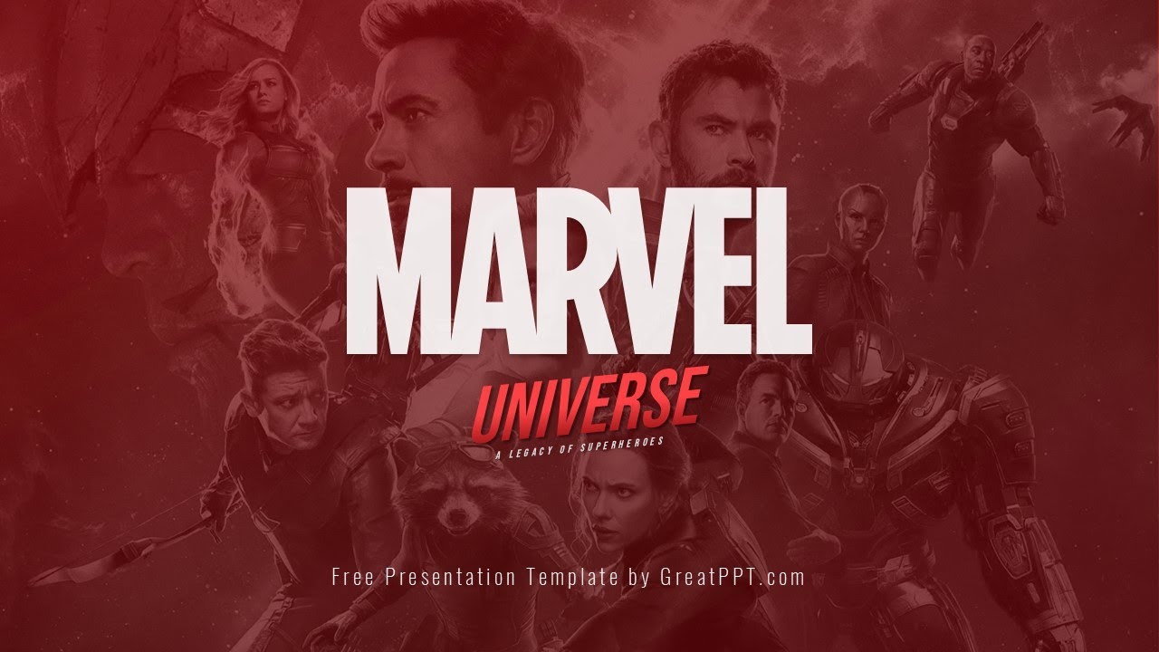 Free Marvel PowerPoint Template & Google Slides Theme by GreatPPT