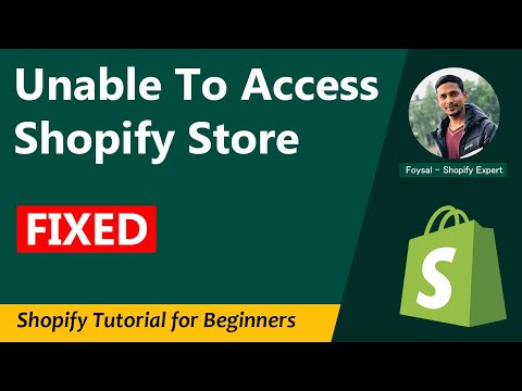 Unable To Access Shopify Store ✅ Unable To Login Partner Account