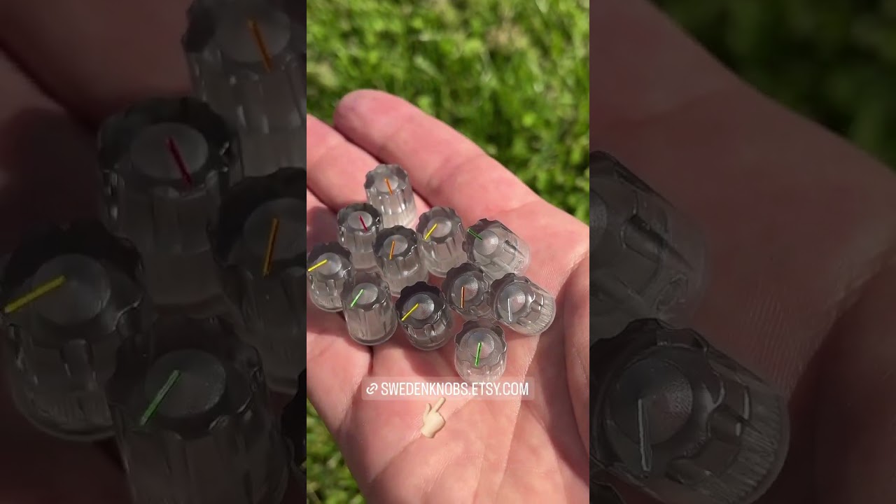 🔥Amazing knobs - Transparent Black Davies 1900H Clone Knob - Sweden Knobs