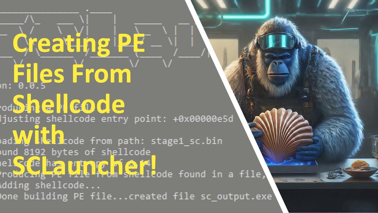 Ease Shellcode Analysis with SCLauncher! Learn how to wrap shellcode into a PE file