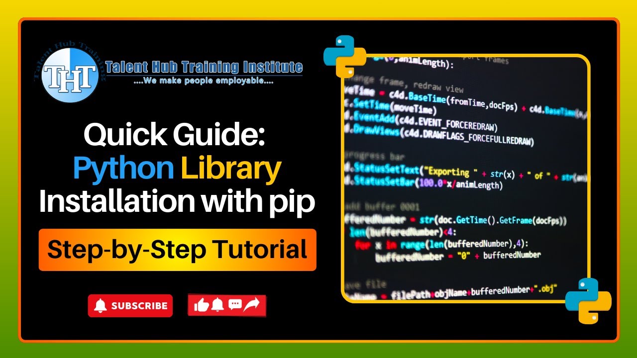 Quick Guide: Python Library Installation with pip - Step-by-Step Tutorial
