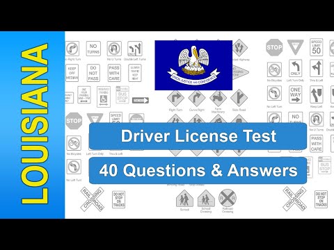 Louisiana OMV Knowledge Test Answers