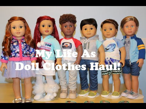 My Life As Huge Doll Clothes Haul