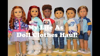 My Life As Huge Doll Clothes Haul