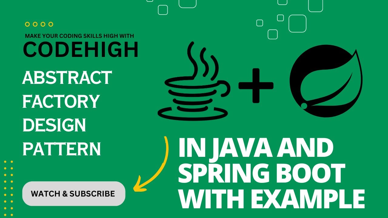 Abstract Factory Design Pattern in Java and Spring Boot || Easy Explanation || Real Life Example