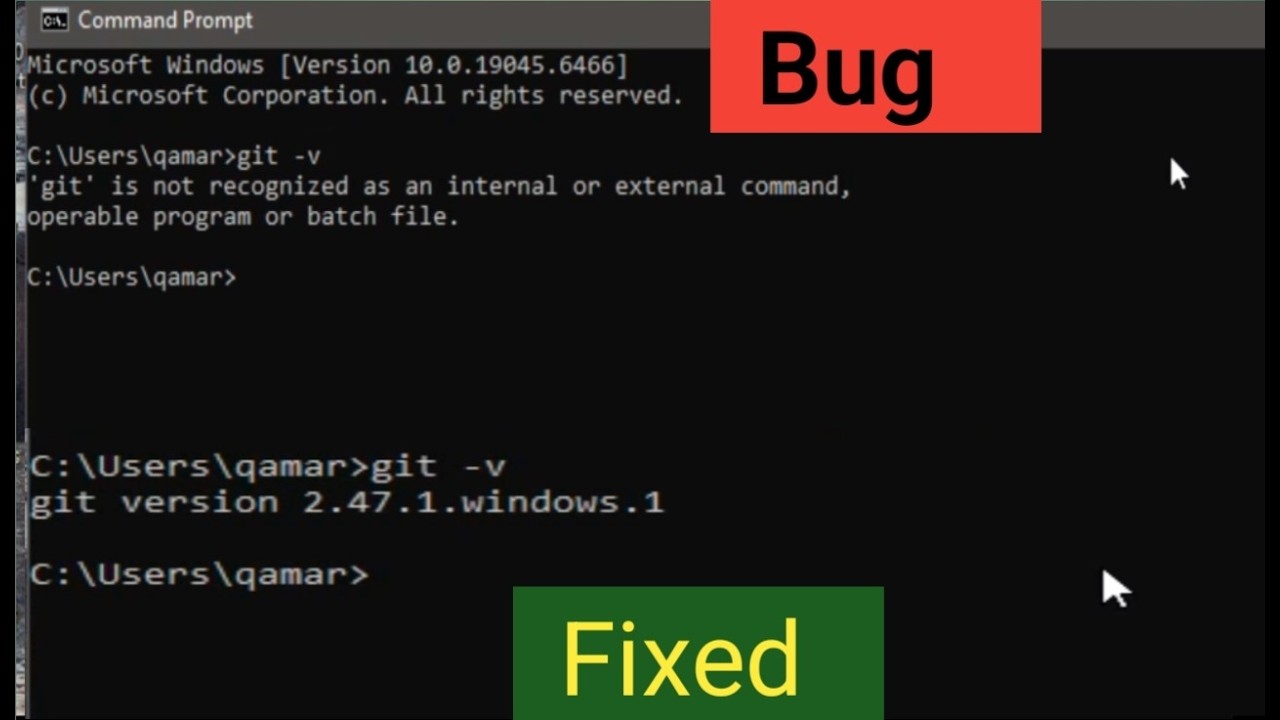 git is not recognized as an internal or external command | 100% Fix (Windows 10/11)