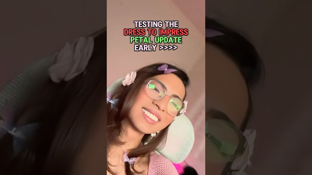Getting to test the NEW PETAL UPDATE *EARLY*! #dresstoimpress #dti #roblox #dtiroblox #fyp