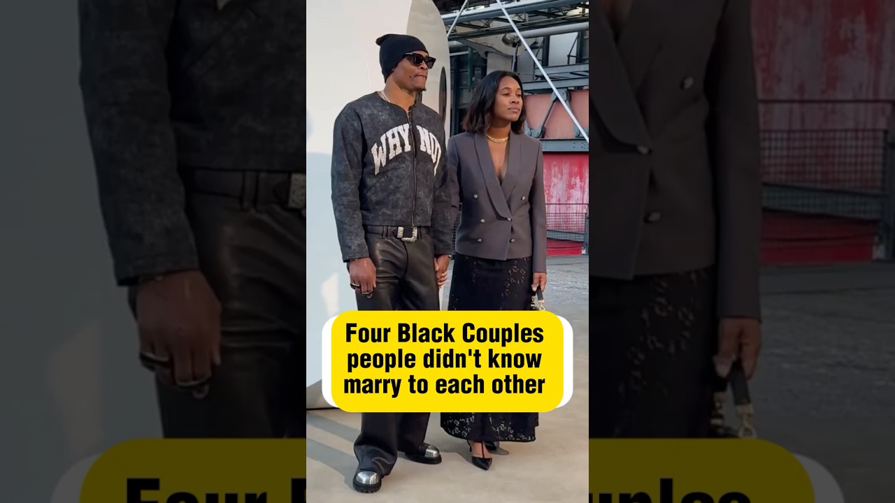 Four Black Couples people didn't know marry each other, #celebrity #celebritynews #hollywood