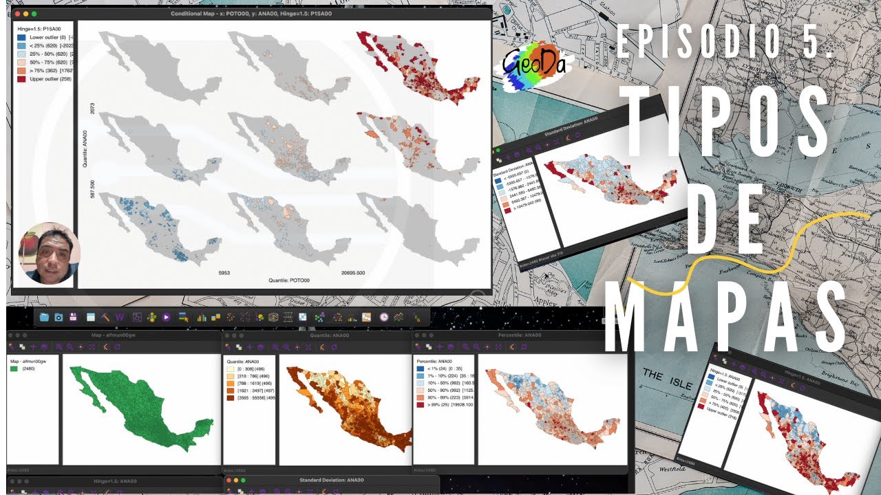 Curso Geoda  E5  Tipos de mapas