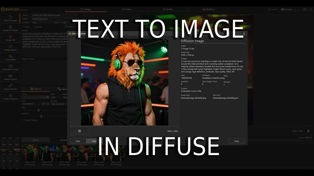 [HowTo] Diffuse Text To Image