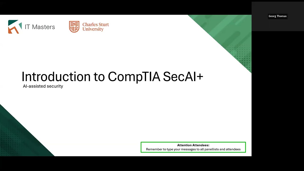 Free Short Course: Introduction to CompTIA Security AI+ - Module 3