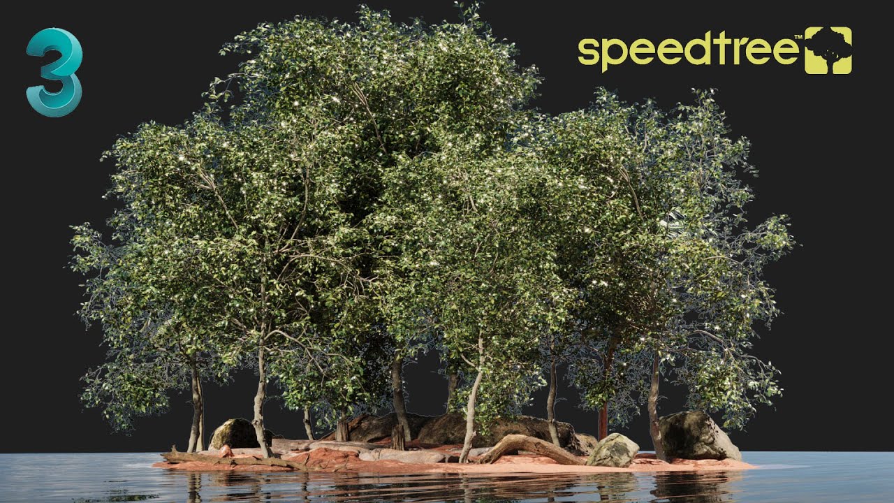 How To Export Growing Tree Animation From SpeedTree to 3ds Max 2022 ( With Script )