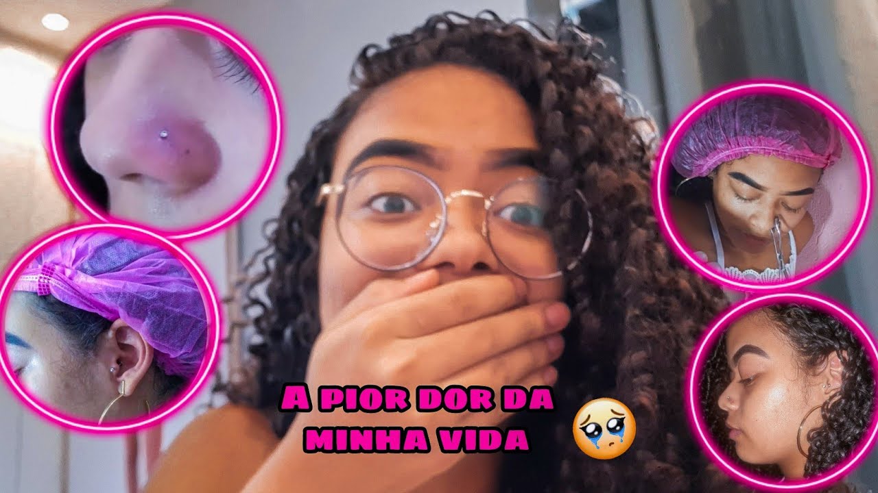 COLOQUEI VÁRIOS PIERCING NO MESMO DIA!! *chorei*