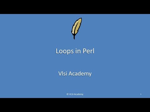 Learn perl lec6 loops While for foreach and Until loop explained with example - Mind Luster