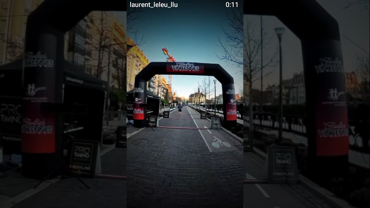 10 km de Vincennes 2026. tu pars pour 41 et tu fini à 40'03