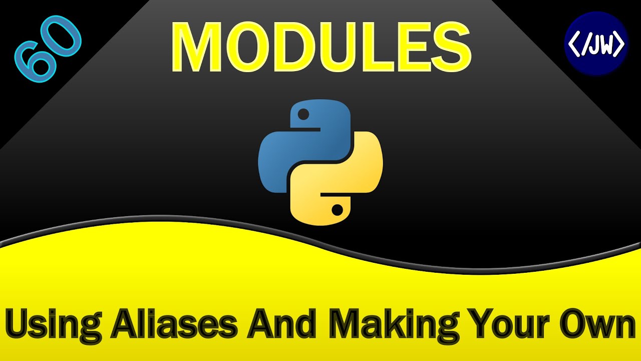 Change a module name and make custom modules in #Python | #learnpython #pythontutorial