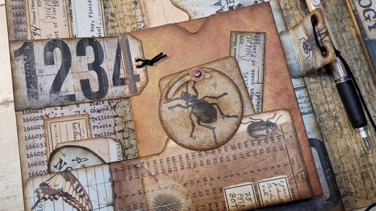 Let's make an envolope do double time -  almost finished the #thevintagemixup  project
