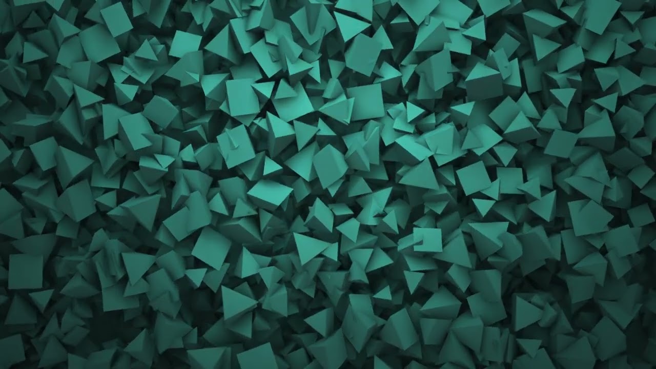 Dark Geometric Shapes Background | Premium Video Footage | 4K