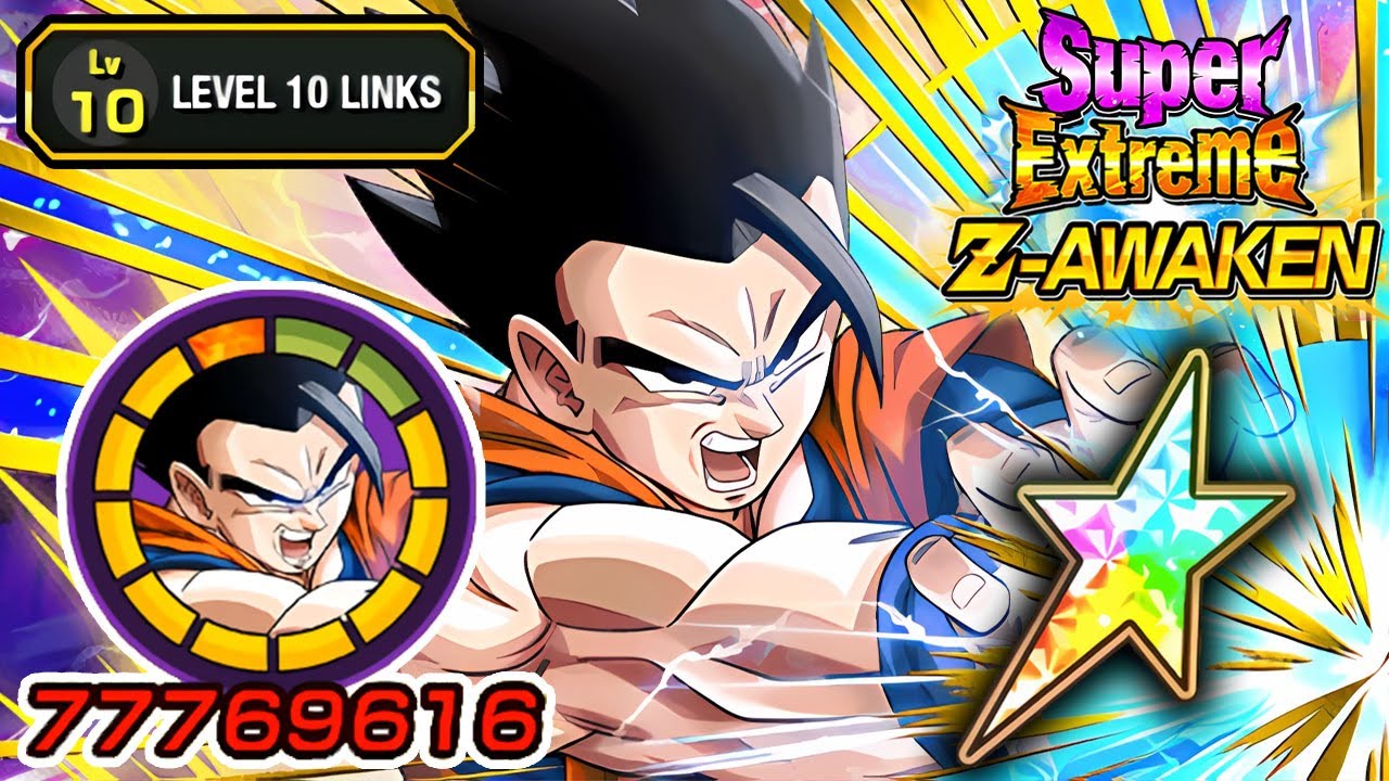 100% SUPER EZA INT ULTIMATE GOHAN LEVEL 10 LINKS SHOWCASE!!! Dragon Ball Z Dokkan Battle
