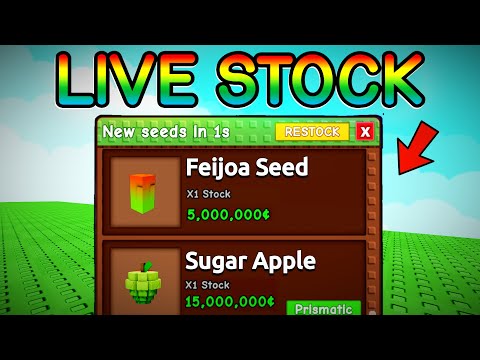 ๐ด GROW A GARDEN 24/7 LIVE STOCK! (TRADE + EVENTS)