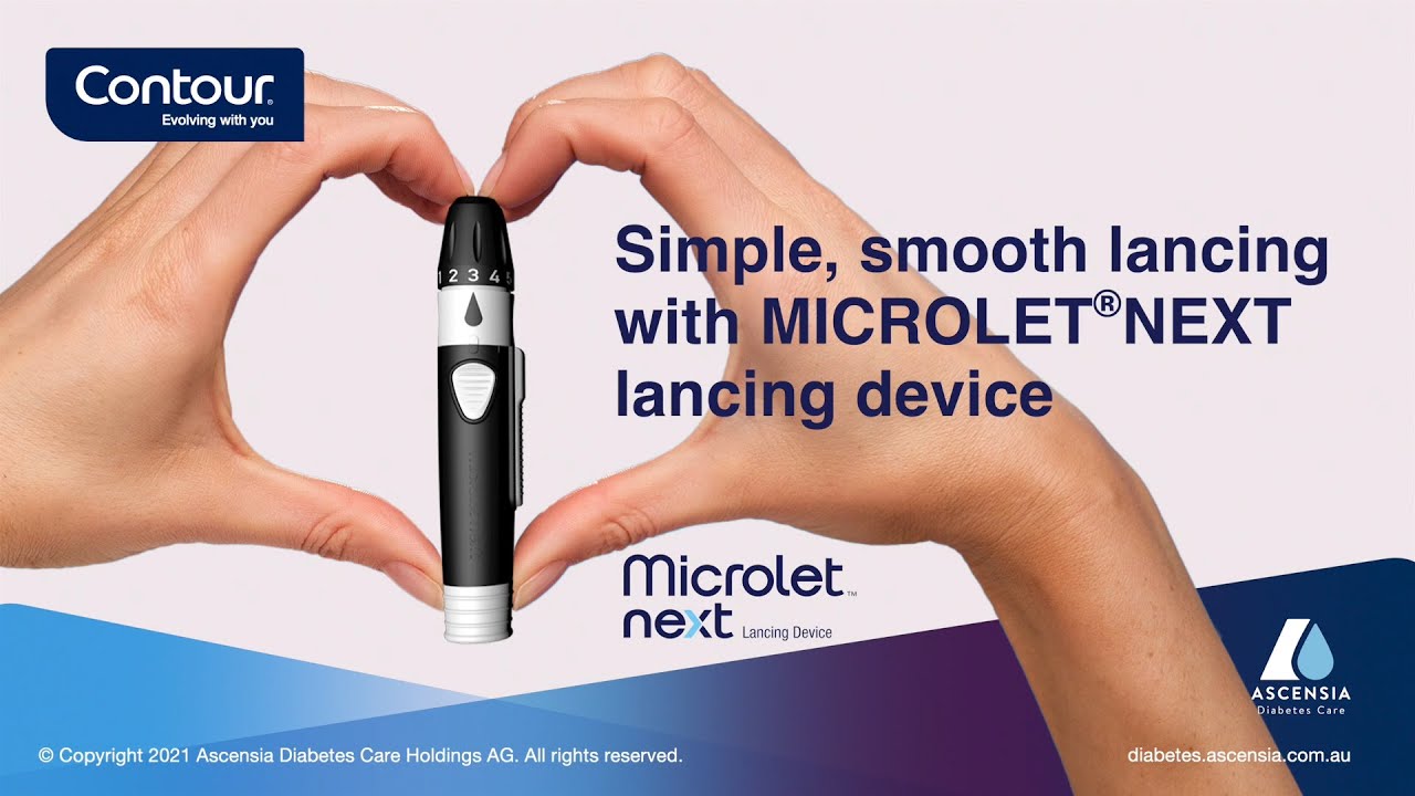 Simple, smooth lancing with MICROLET NEXT lancing device | MICROLET NEXT | Australia (en_AU)