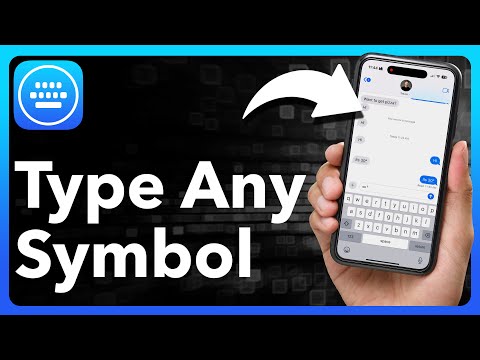How To Type Any Symbol On iPhone