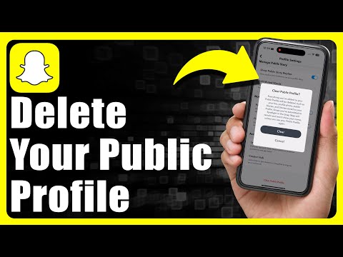 How To Delete Snapchat Public Profile