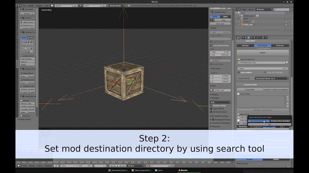 Modding Tutorials: 01 Simple cube 4/5 - How to convert & pack a mod
