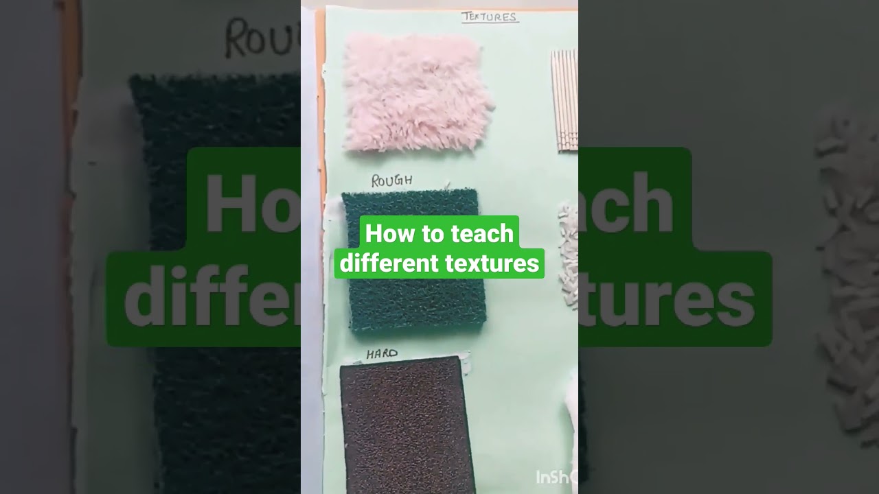 How to teach different textures #youtubeshorts #shorts #feelthetexture #tactilesensation