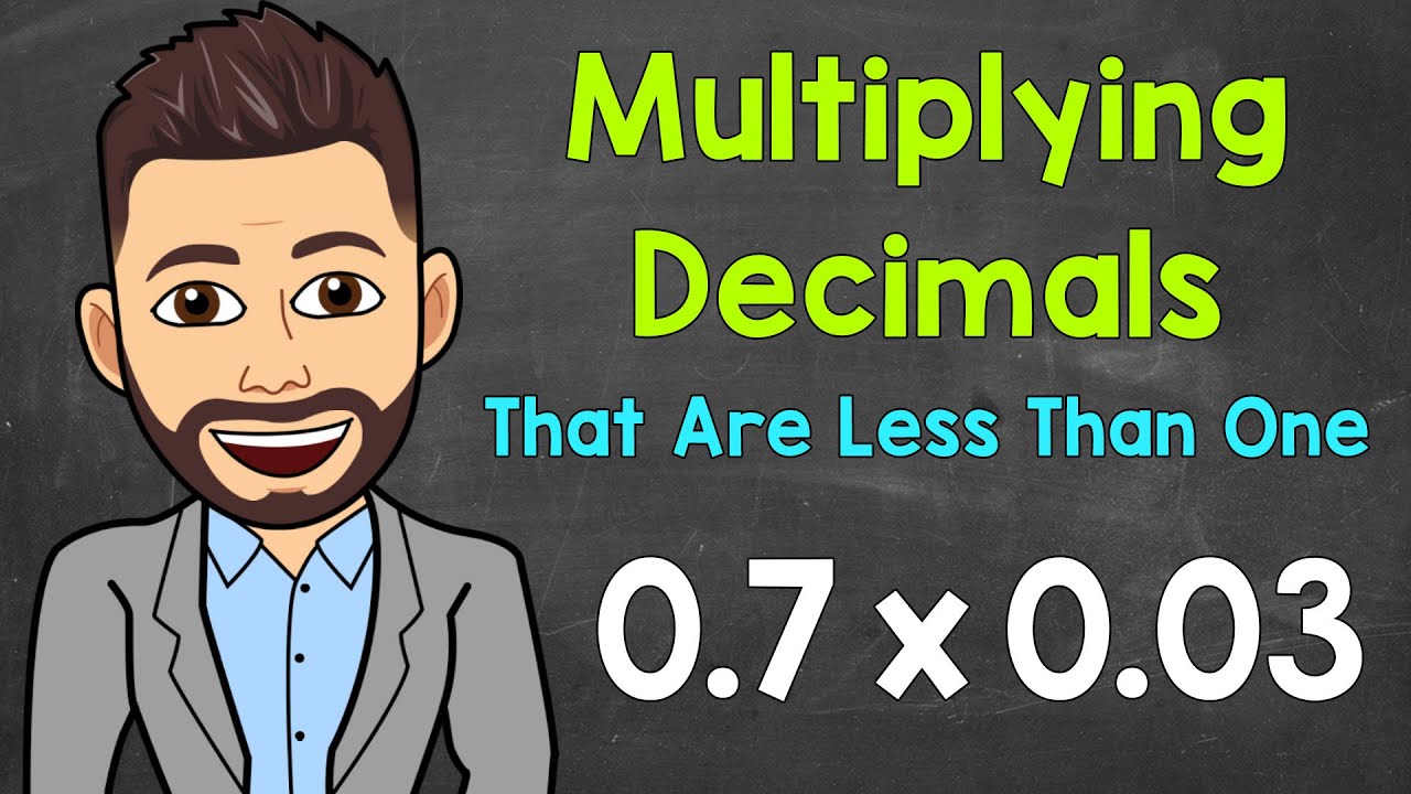 Multiplying Two Decimals Less Than One | How to Multiply Decimals | Math with Mr. J