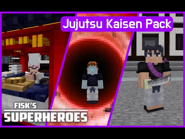 Jujutsu Kaisen Pack (Fiskheroes Heropack) Minecraft Mod