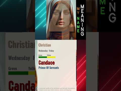 Candace name meaning Prince Of Servants