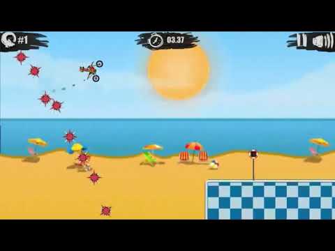 Moto X3M Pool Party (Poki) Level 1 in 24.340s