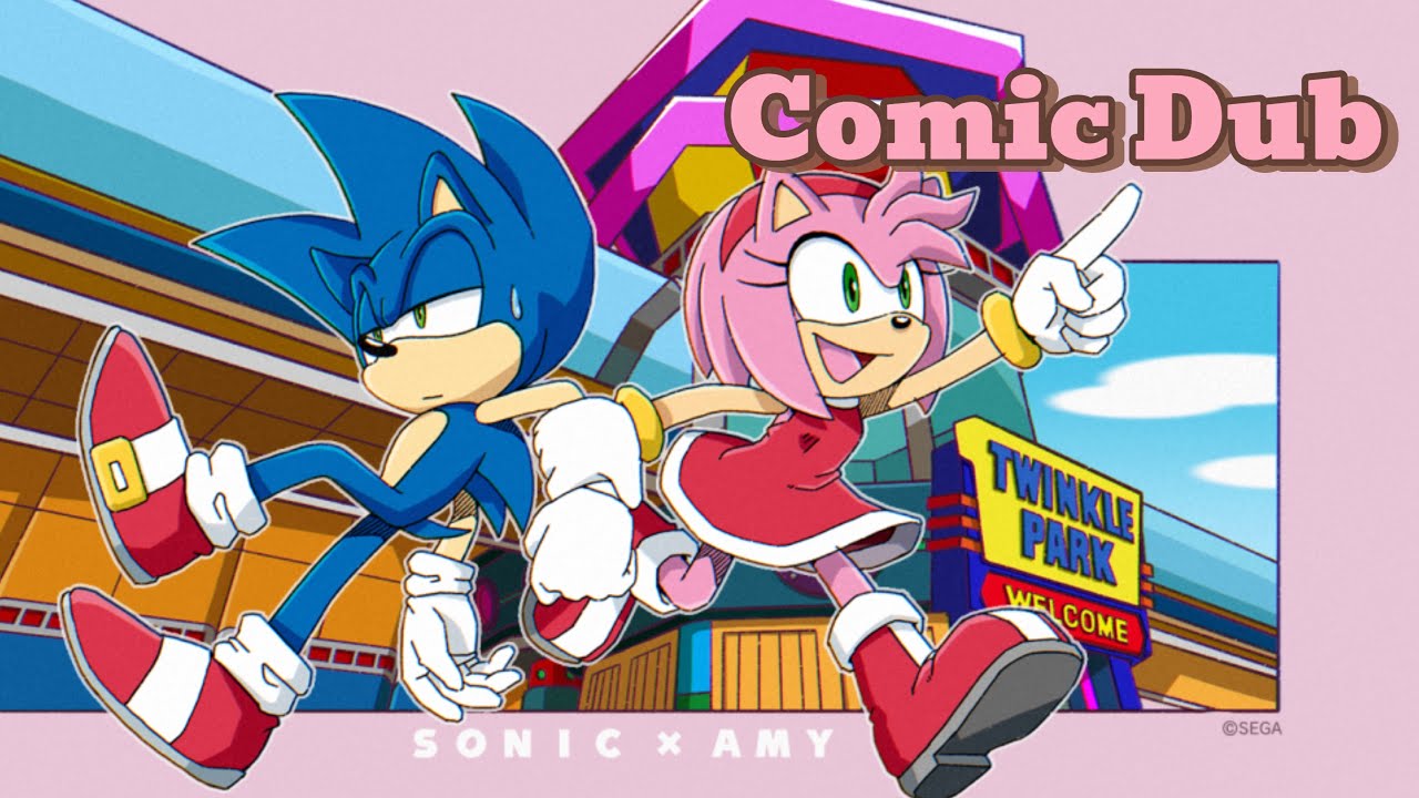 Sonic X Amy wallpaper Cover story - Comic Dub