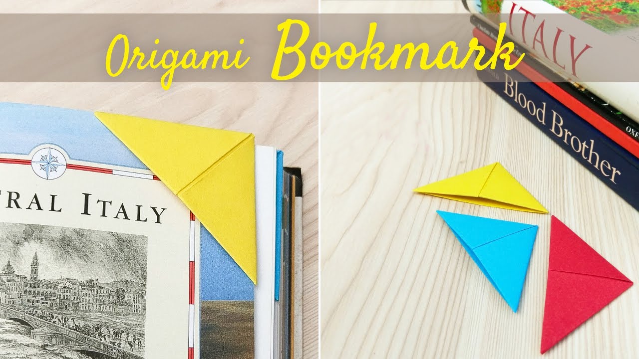 Origami Bookmark - Easy Origami | Paper Craft | Tutorial | Paper Folding | DIY