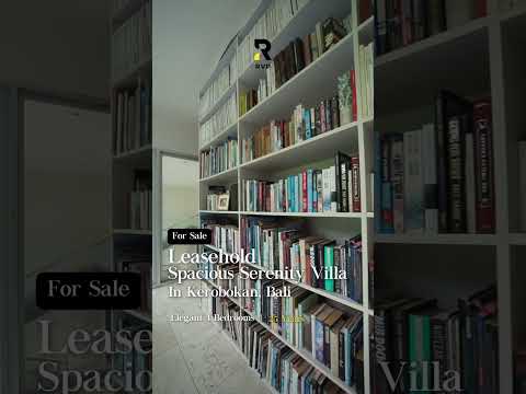 Spacious Serenity Villa in Kerobokan๐ #forsale #villainbali #leasehold #shorts