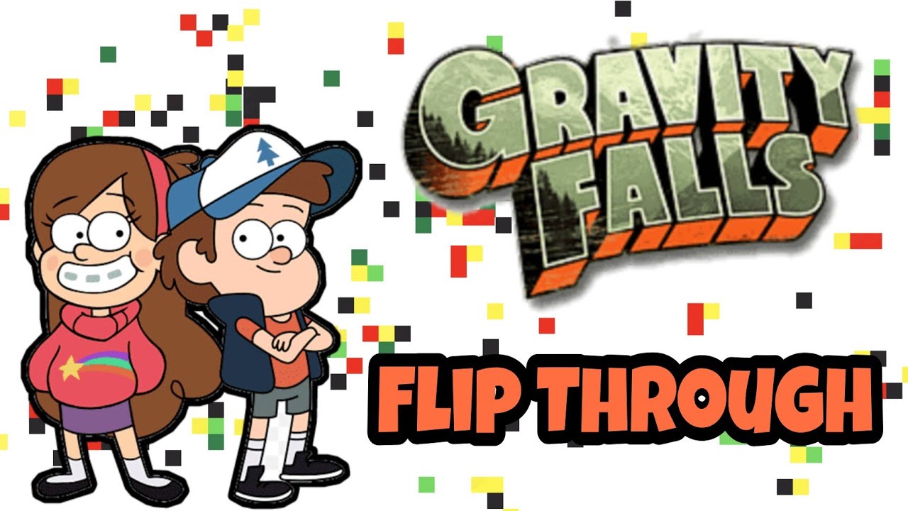 Gravity Falls Coloring Books Flip Through