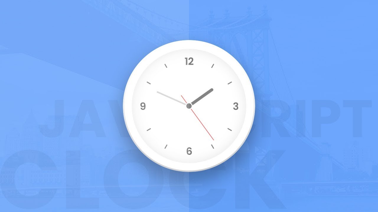 Working Analog Clock Using Html5 CSS3 & Javascript