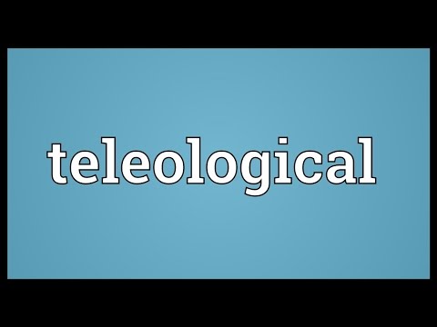 Teleological Meaning