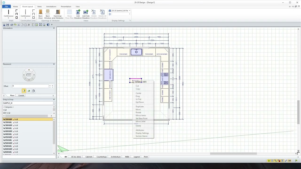 3d Design for kitchen (tutorial) using 2020 Design software from A to  z