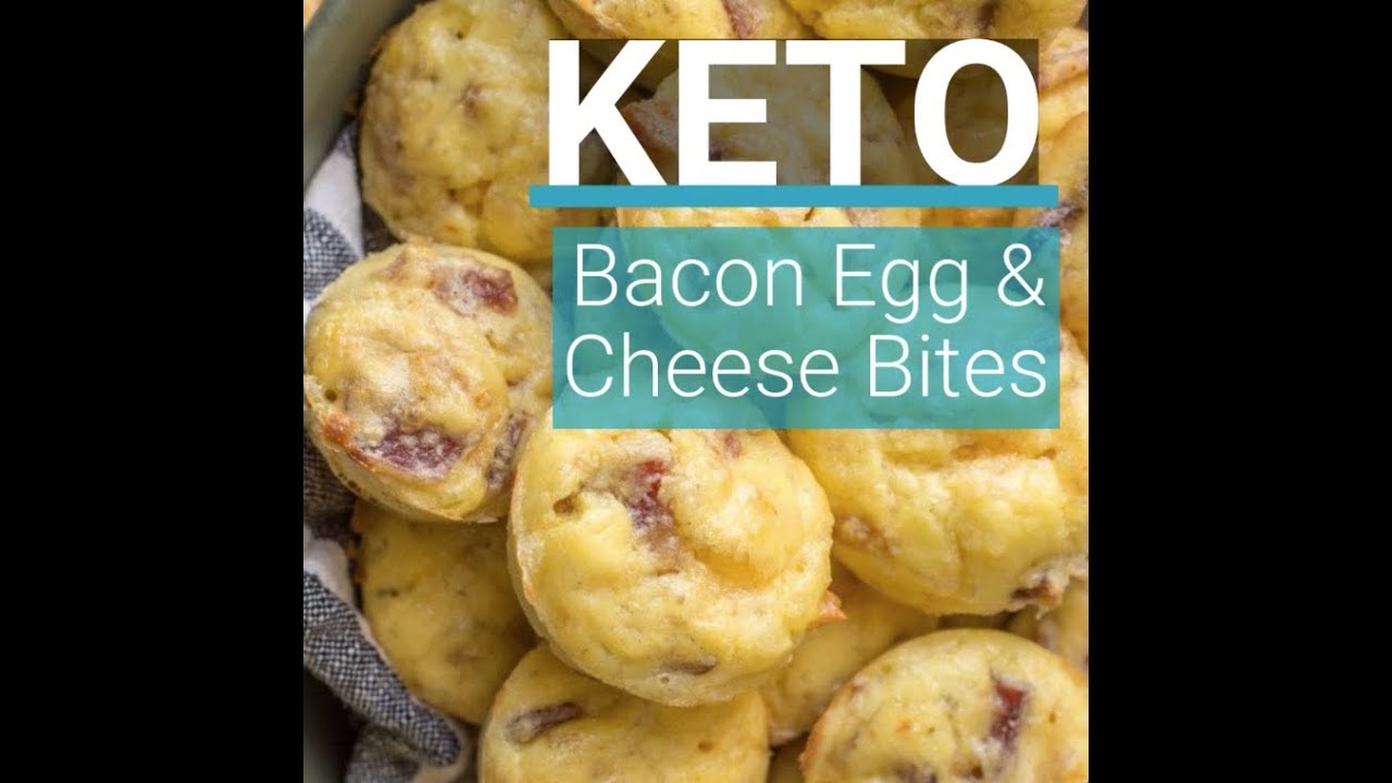 Keto Bacon Egg and Cheese Bites