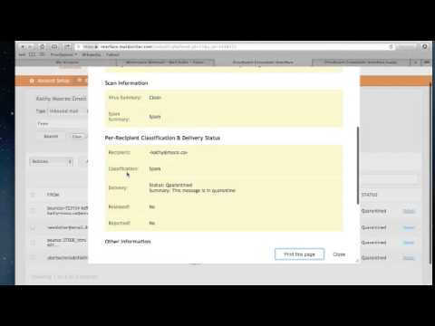 Proofpoint Essentials Video Series Quarantine