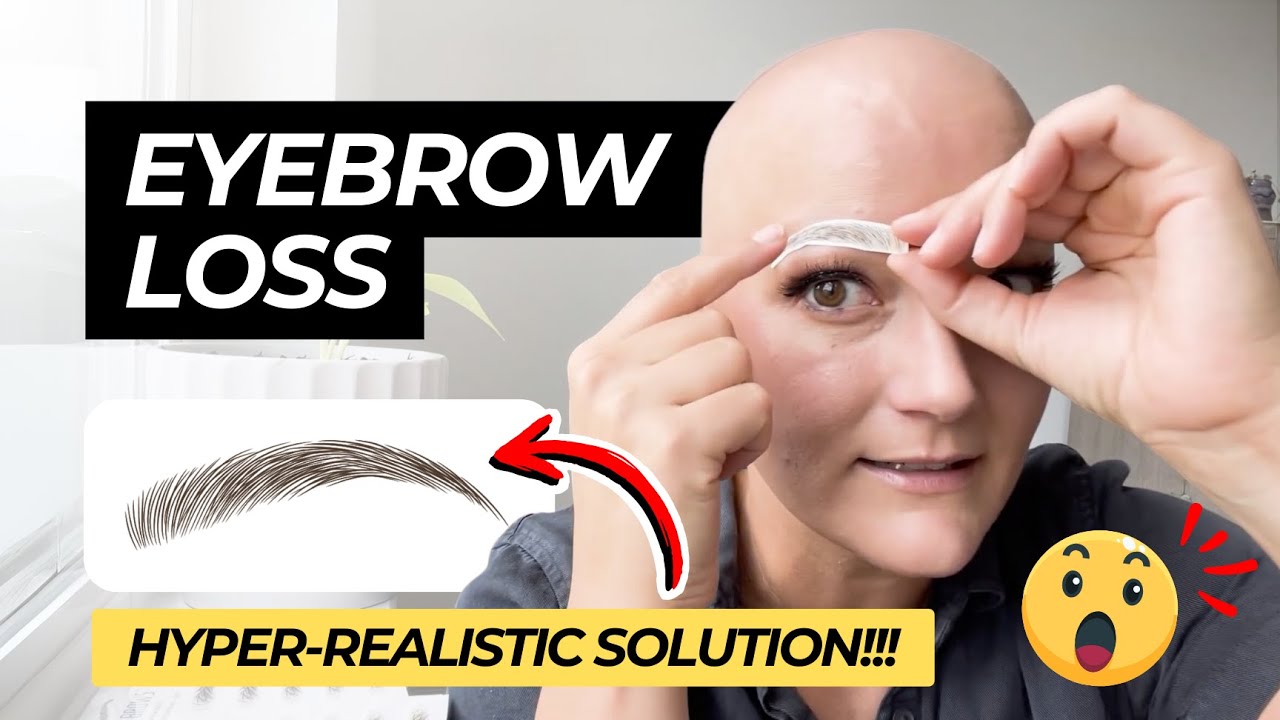 Perfect eyebrows made easy:  Eyebrow Tattoos in every color, size, and style Alopecia