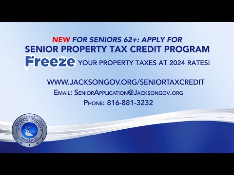 62 or Older: Apply for Senior Property Tax Credit by December 31
