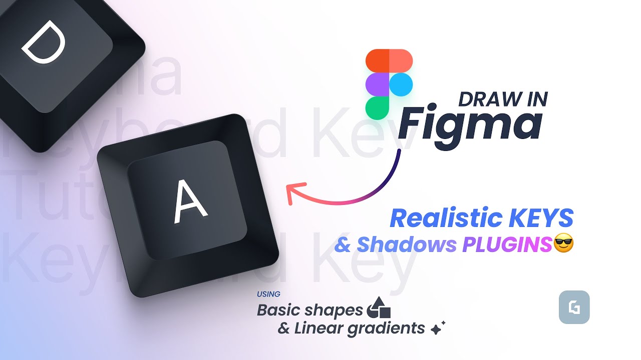 Make a key in Figma, Realistic shadows 🔥