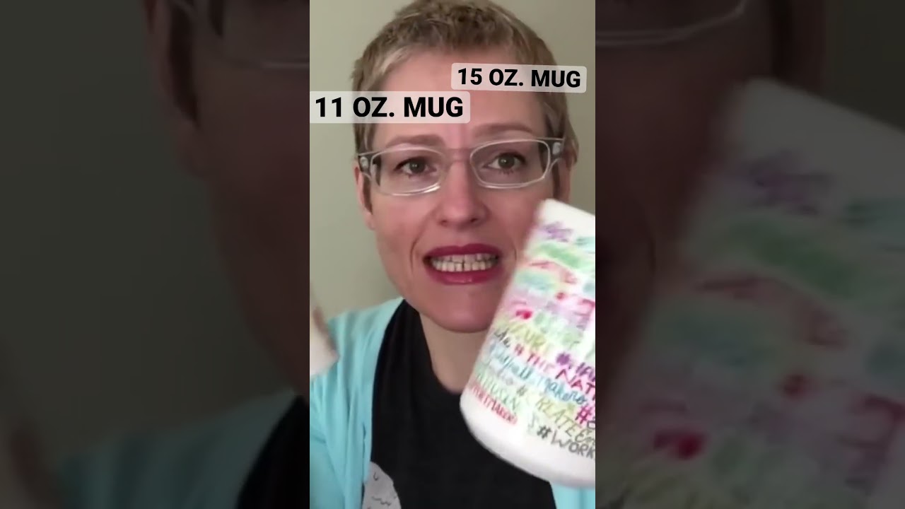 11 OZ. MUG VS. 15 OZ. MUG  SIZE DIFFERENCE✨ #mugsizes #mugsizedifference #printondemandmug #mugs