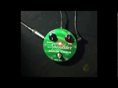 Speedster Analog Chorus Pedal Green Metalic | Reverb